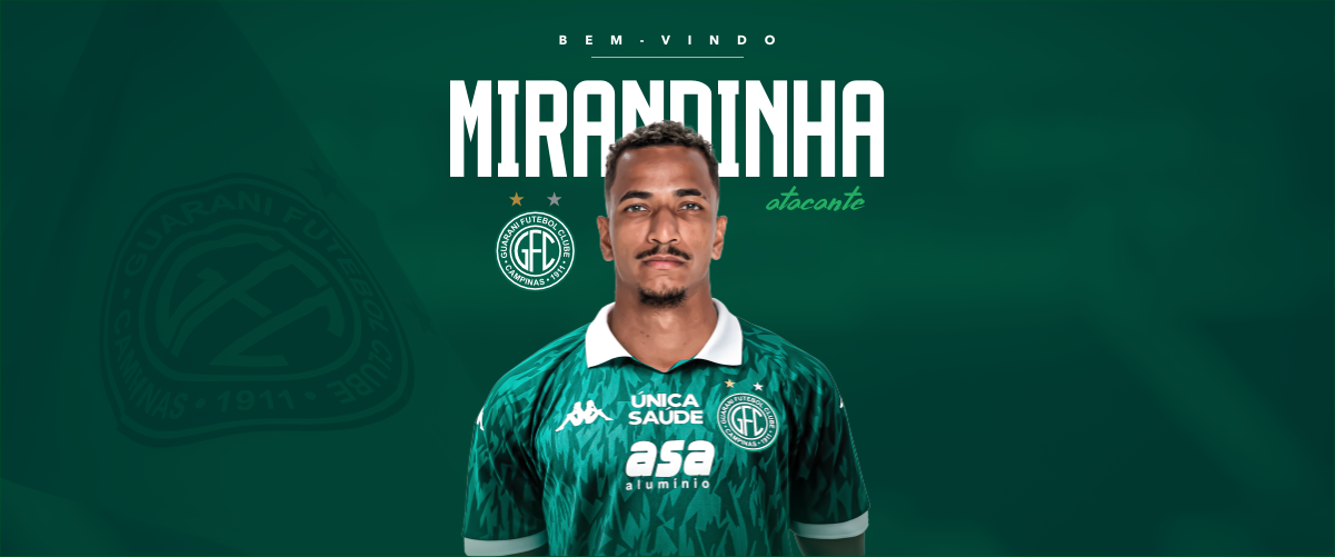Mirandinha é do Guarani - Guarani Futebol Clube